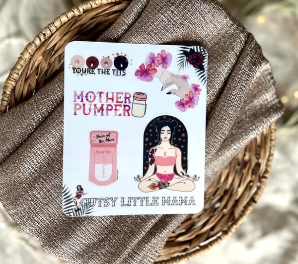 Pumping Mama Sticker Sheet